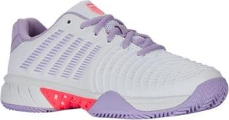 K-Swiss Chaussures de Tennis Express Light 3 pour Femme - Blanc/orchidée/NBLAZE - Taille 39 EU, WHT Orchidpetal Nblaze, 39 EU