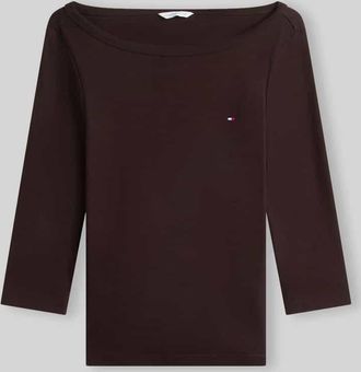 Tommy Hilfiger Slim Fit 3/4-Shirt aus reiner Baumwolle