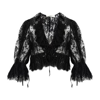 Chlo&eacute; Spitzenoberteil - - Blouses & Shirts - Damen - Schwarzk - 2XS
