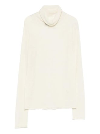 Roberto Collina turtleneck top - Nude