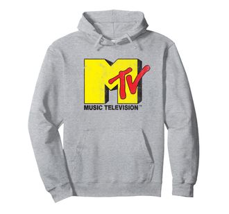 Giesswein Yellow Red TV Logo Music Television Pullover Hoodie
