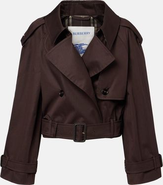 Burberry Jacke aus Baumwoll-Gabardine
