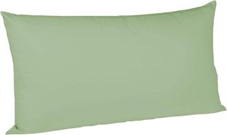 Fleuresse sleepling Satin Kissenbezug, Kissenhülle aus 100% seidig weicher Baumwolle, Bezug Kissen Kopfkissen, 60 Grad, Ökotex 100, Made in EU, 40 x 80 cm, jade