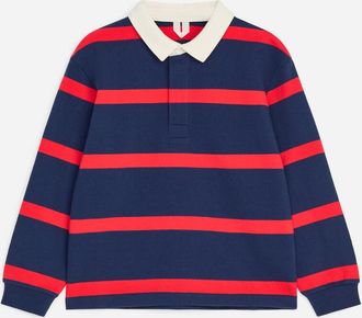 Arket Rugbyshirt -Blau