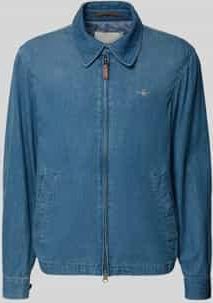 GANT Jacke im Denim-Look mit Zweiwege-Rei&szlig;verschluss