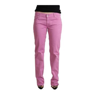 Jacob Cohen Elegante- schmal zulaufende Pinke Denim Jeans - - Jeans - Damen - Rosa - W33