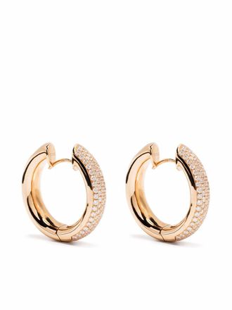 Tirisi anneaux Amsterdam en or rose 18ct orn&eacute;s de diamants