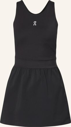 On Tenniskleid Court Dress Split schwarz