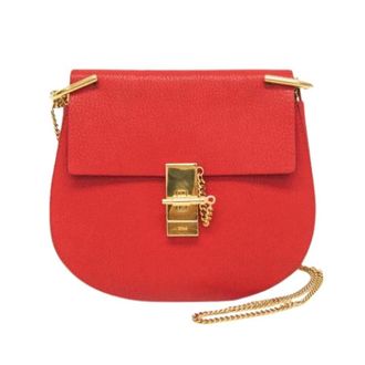 Chlo&eacute; Pre-owned Drew Schultertasche - - Pre-owned - Damen - Rot - ONE SIZE