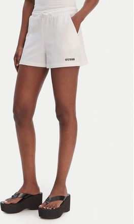 Guess Sportshorts E6GD01 KCRZ1 Wei&szlig; Relaxed Fit