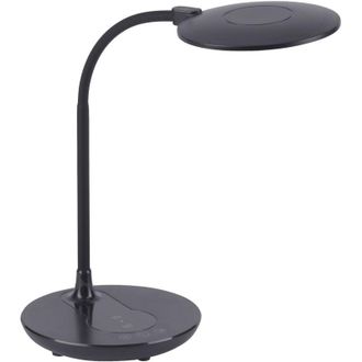 Leuchten Direkt Lampe LED JUST LIGHT 14416-18 noire, 5W, 600lm, CCT, charge t&eacute;l&eacute;phones