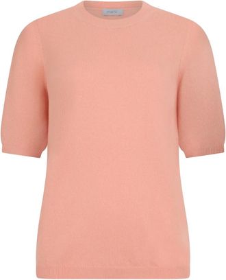 Malo Femme, Pulls, Rose, Taille: 48 FR Pull en cachemire &agrave; manches courtes