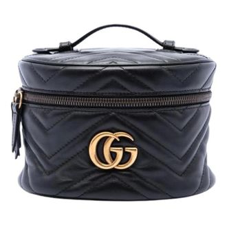 Gucci Sac &agrave; dos matelass&eacute; vintage doccasion - Femme - Pre-owned - Noir - Taille: ONE Size