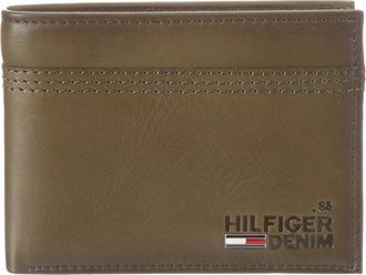 Tommy Jeans Hilfiger Denim KRIS CC FLAP & COIN POCKET EK56920949, Herren Geldbörsen, Grün (GREEN GABLES-PT 310), 14x10x2 cm (B x H x T)