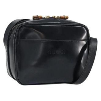 Gucci Pre-owned Leder Crossbody-Tasche - - Pre-owned - Damen - Schwarzk - ONE SIZE