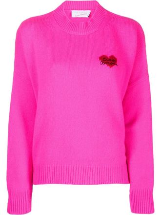 Giada Benincasa Intarsien-Pullover - Rosa
