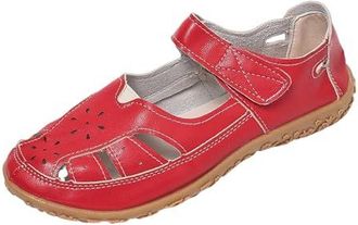 Generic Sandales d&eacute;t&eacute; plates &agrave; bout ferm&eacute; pour femme 2025 - Confortables avec chaussures plates d&eacute;contract&eacute;es et ajour&eacute;es - Sandales habill&eacute;es tendance - Sand