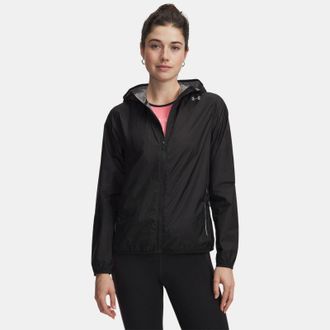 Under Armour Velociti Pro Lightweight Jacke f&uuml;r Damen Schwarz / Reflektierend XL