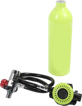 Generic Tauchflasche, Tauchausr&uuml;stung, 1 L, Sto&szlig;fest, Auslaufsicher, Rostfrei, Mini-Tauchflasche f&uuml;r den Au&szlig;enbereich (Green)