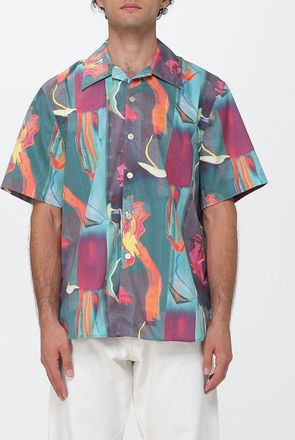 Paul Smith Chemise &agrave; manches courtes en coton biologique avec col cubain