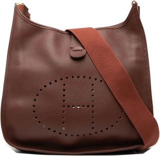Herm&egrave;s 2000-2014 Clemence Evelyne I PM crossbody bag - Braun