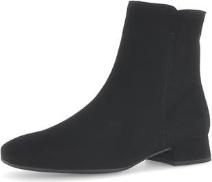Gabor Bottines Chelsea pour femme, largeur supplémentaire modérée (G), ajustement parfait, Noir 17., 36 EU