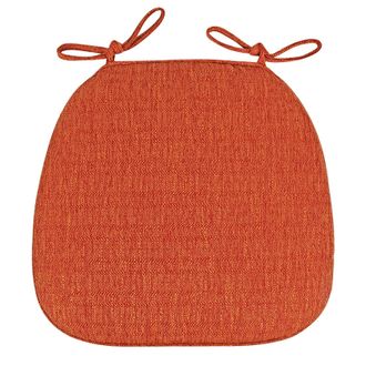 Generic Stuhlkissen 43x41x3cm Sitzkissen mit B&auml;ndern, Rutschfestes Stuhlauflage Kissen f&uuml;r Esszimmerst&uuml;hle Waschbares Sitzauflage Esszimmer K&uuml;che Outdoor Indo