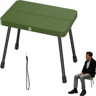 Generico Klappstuhl für Camping, tragbarer Campingstuhl | kompakter Hocker und Bank aus Aluminium für Wandern, Gartenarbeit, Picknick, Reisen und Outdoor-Aktiv