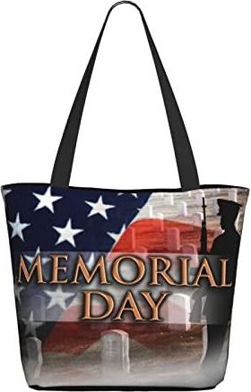 AOOEDM Patriotic Memorial Day Ladies Shopping Bag 13x11x7in.Le cadeau parfait pour la Saint-Valentin.Cest de la Saint-Valentin pour maman, fille, &eacute;pouse, etc