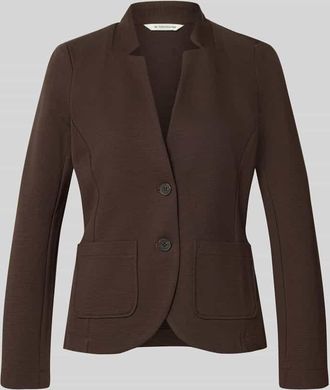 Tom Tailor Regular Fit Kurzblazer mit Baumwoll-Anteil