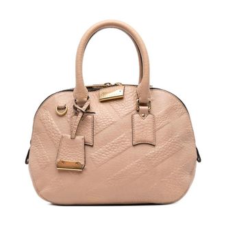 Burberry Pre-owned Leder Umh&auml;ngetasche - - Pre-owned - Damen - Braun - ONE SIZE