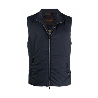 Moorer Homme, Vestes, Bleu, Taille: 4XL Marine Sans Manches Col Montant V&ecirc;tements dExt&eacute;rieur