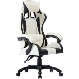 vidaXL Gaming-Stuhl Schwarz Kunstleder vidaXL