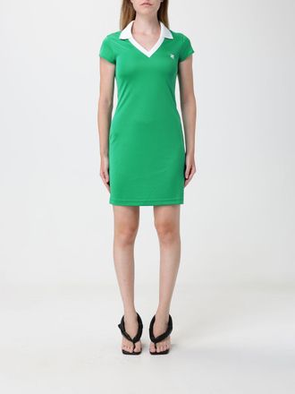 Courr&egrave;ges Mini-robe polo slim fit en jersey avec logo contrastant