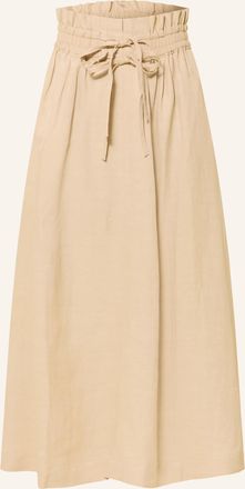 HUGO BOSS Rock Vakola Mit R&uuml;schen beige