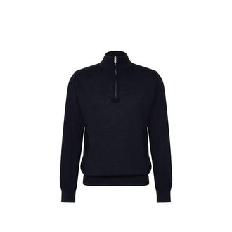 Seidensticker Pull droit col montant en laine