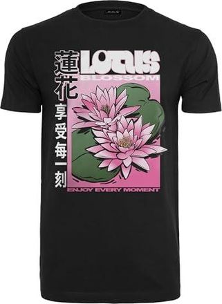 Mister Tee Shirt Lotus Flower Tee pour Homme, 100% Coton, Noir, Taille XL