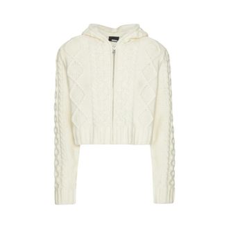 Rotate Chaqueta punto de ochos con cremallera - - Sweatshirts & Hoodies - Damen - Gelb - XS