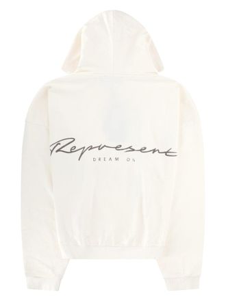 Represent Western Dobermans Logo Cotton Sweatshirt - White