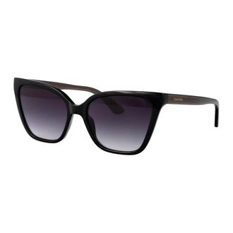 Calvin Klein Stylische Ck24507S Sonnenbrille f&uuml;r den Sommer - - Accessories - Damen - Schwarzk - 57 MM