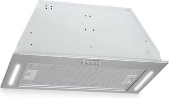Klarstein Down Under Dunstabzugshaube Einbau 60cm Abluft: 590 m&sup3;/h LED Edelstahl