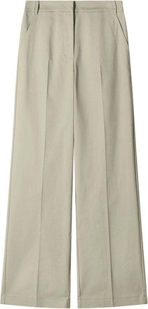 Patrizia Pepe Femme, Pantalons, Beige, Taille: 40 FR Pantalon &agrave; Jambes Larges