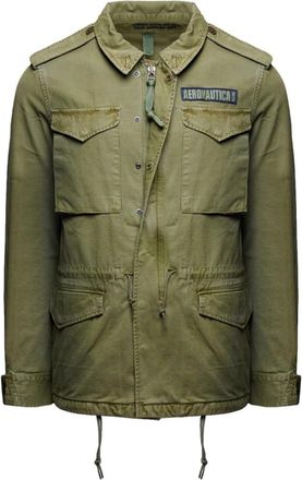 Aeronautica Homme, Vestes, Vert, Taille: M Field Jacket Ab3044Uct04233