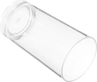 Angoily Transparente Acryl Vase Hoch Schwimmender Kerzenhalter Geradliniger Blumengef&auml;&szlig; Dekor f&uuml;r Hochzeit und Tisch