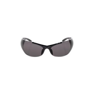 Balenciaga Wrap-Around Sonnenbrille - - Accessories - unisex - Schwarzk - ONE SIZE