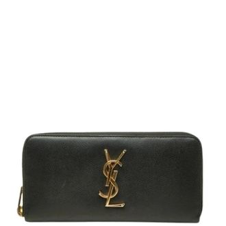 Saint Laurent Pre-owned Long wallet (bi-fold) - - Pre-owned - Damen - Schwarzk - ONE SIZE