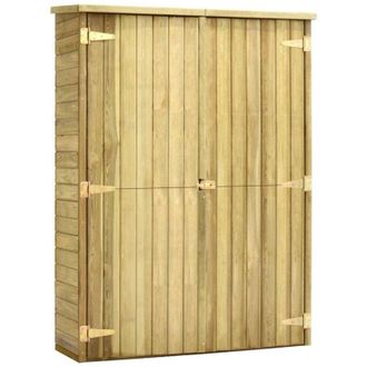 vidaXL Garten-Ger&auml;teschuppen 123x50x171 cm Kiefernholz Impr&auml;gniert - Vidaxl