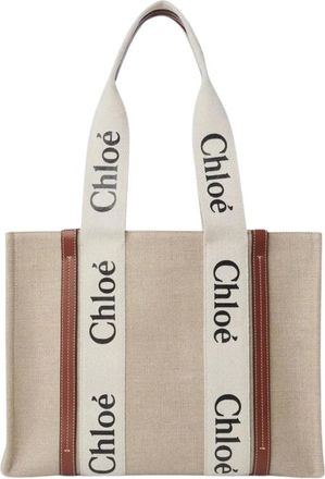 Chlo&eacute; Femme, Sacs, Beige, Taille: ONE Size &Eacute;l&eacute;gant Sac Fourre-Tout en Cuir