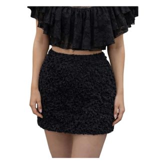 Aniye By Femme, Jupes, Noir, Taille: 36 FR Mini-jupe Bib&igrave;