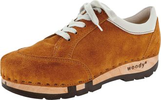 Woody Damen Mary Clog Sneaker, Papaya, 37 EU